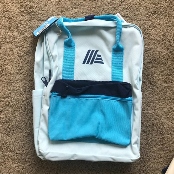 Aldi | Bags | Aldi Blue Logo Backpack 93023 New With Tags | Poshmark